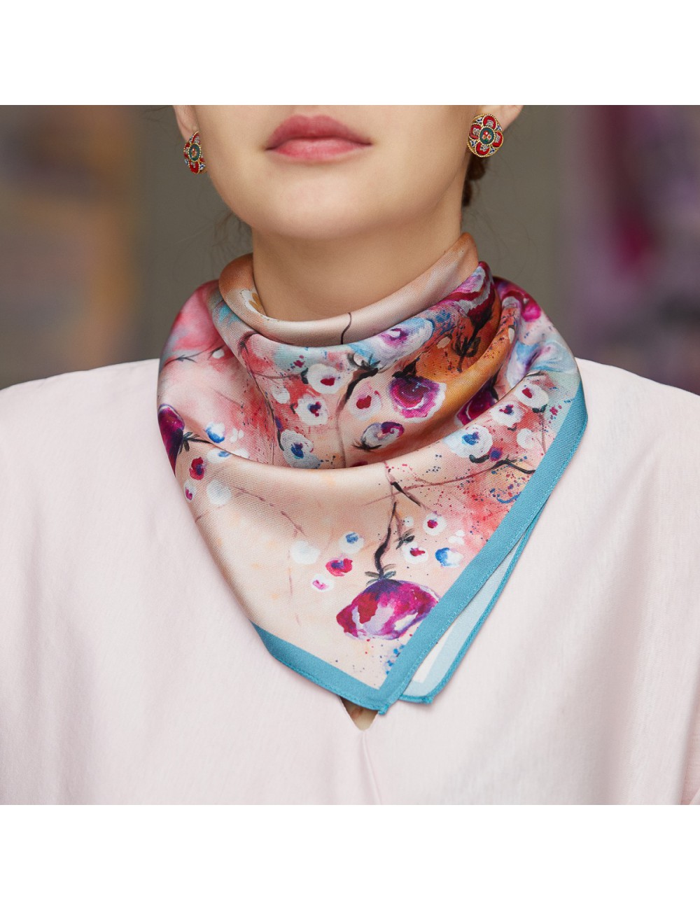 Esarfe din matase naturala