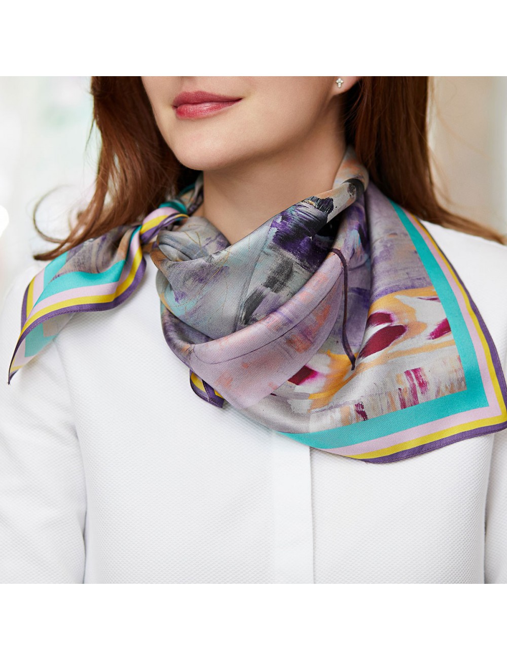 Esarfe din matase naturala