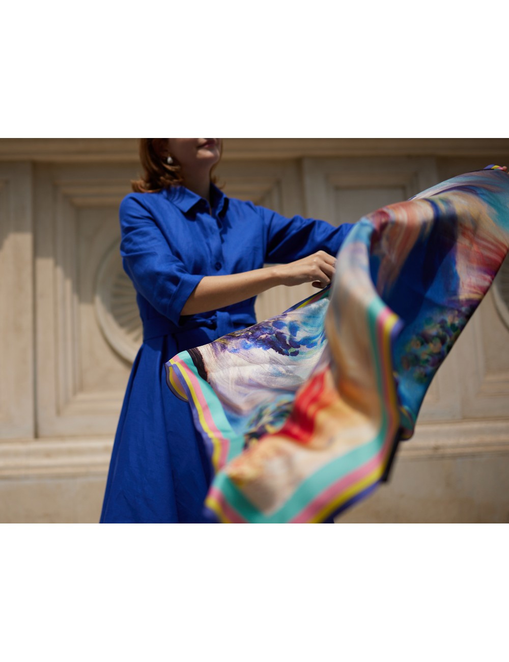 Esarfe din matase naturala