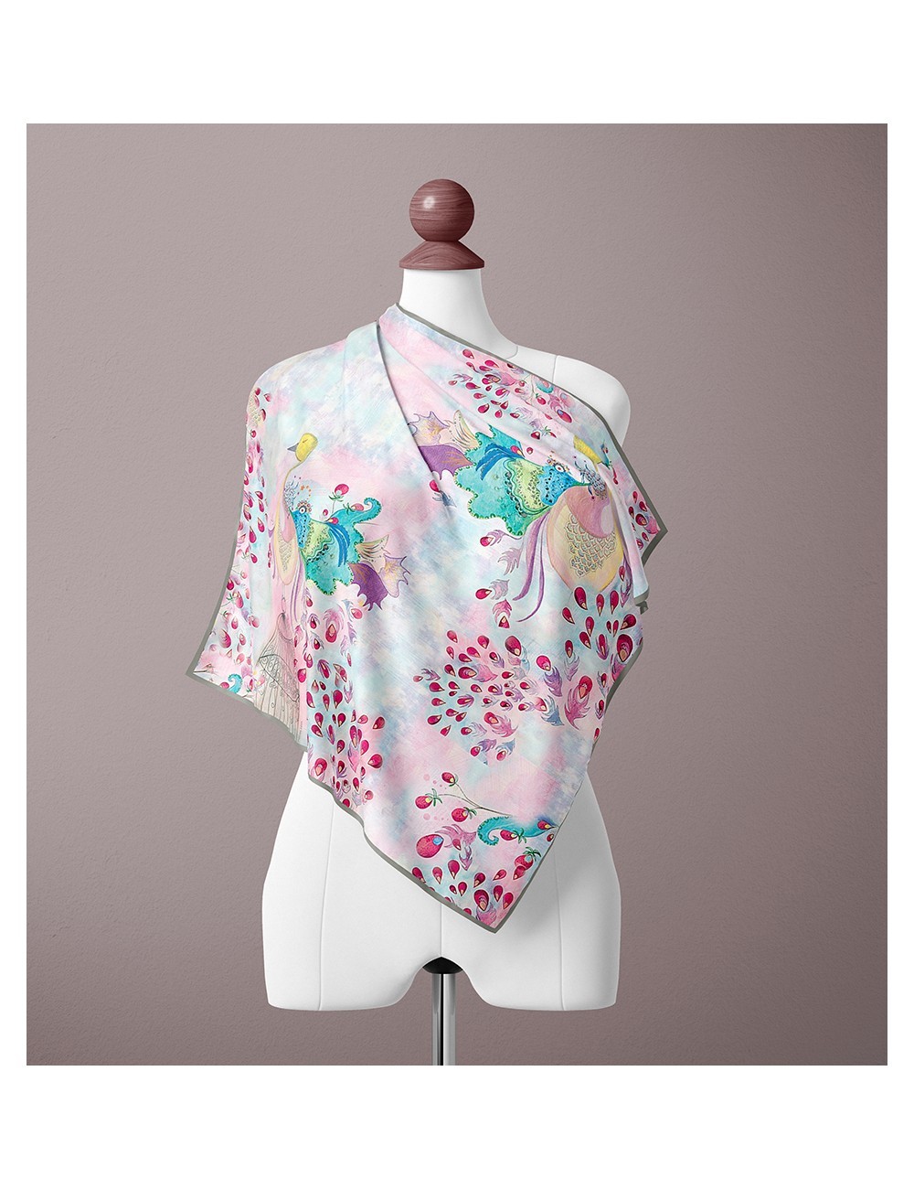 Esarfe din matase naturala