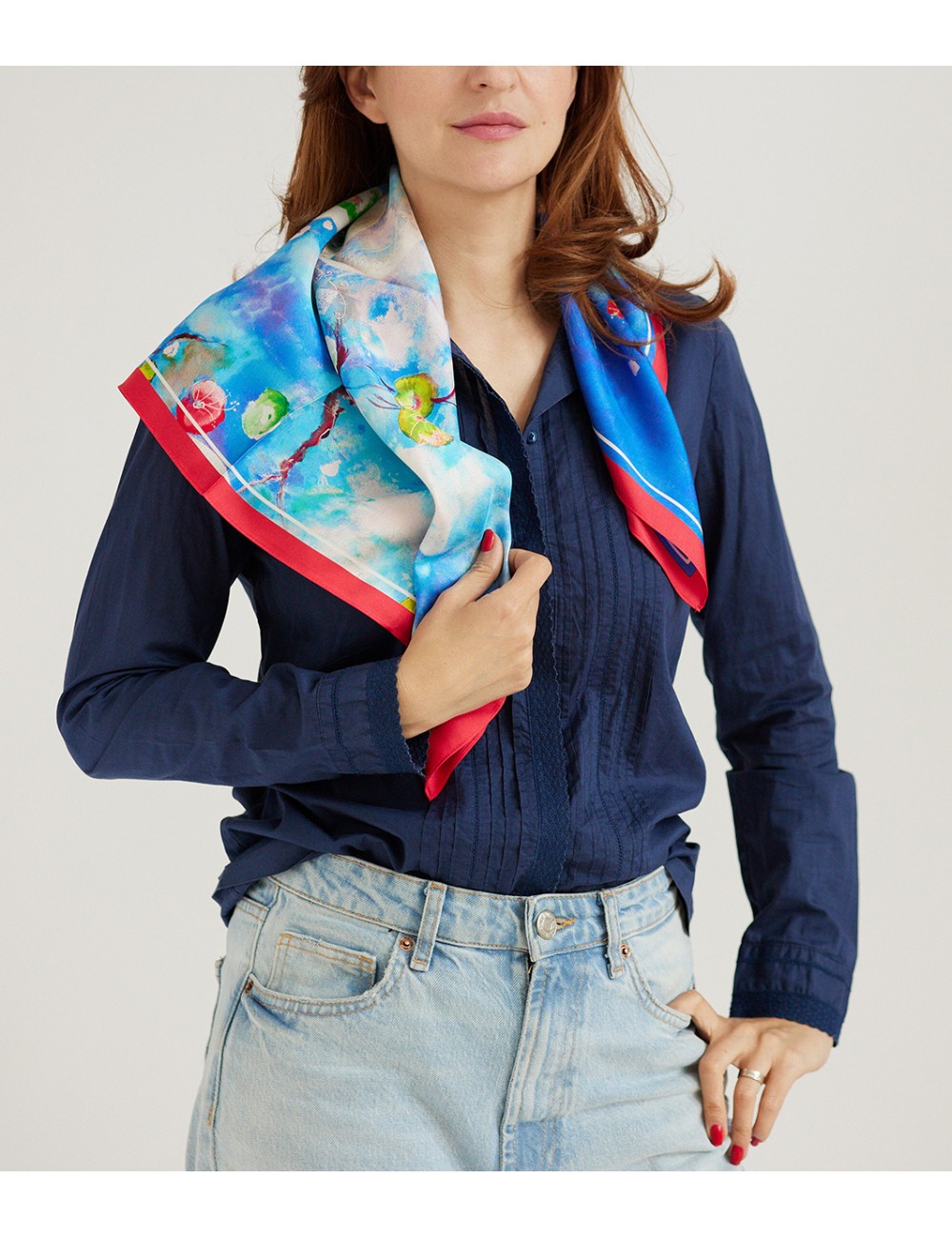 Esarfe din matase naturala